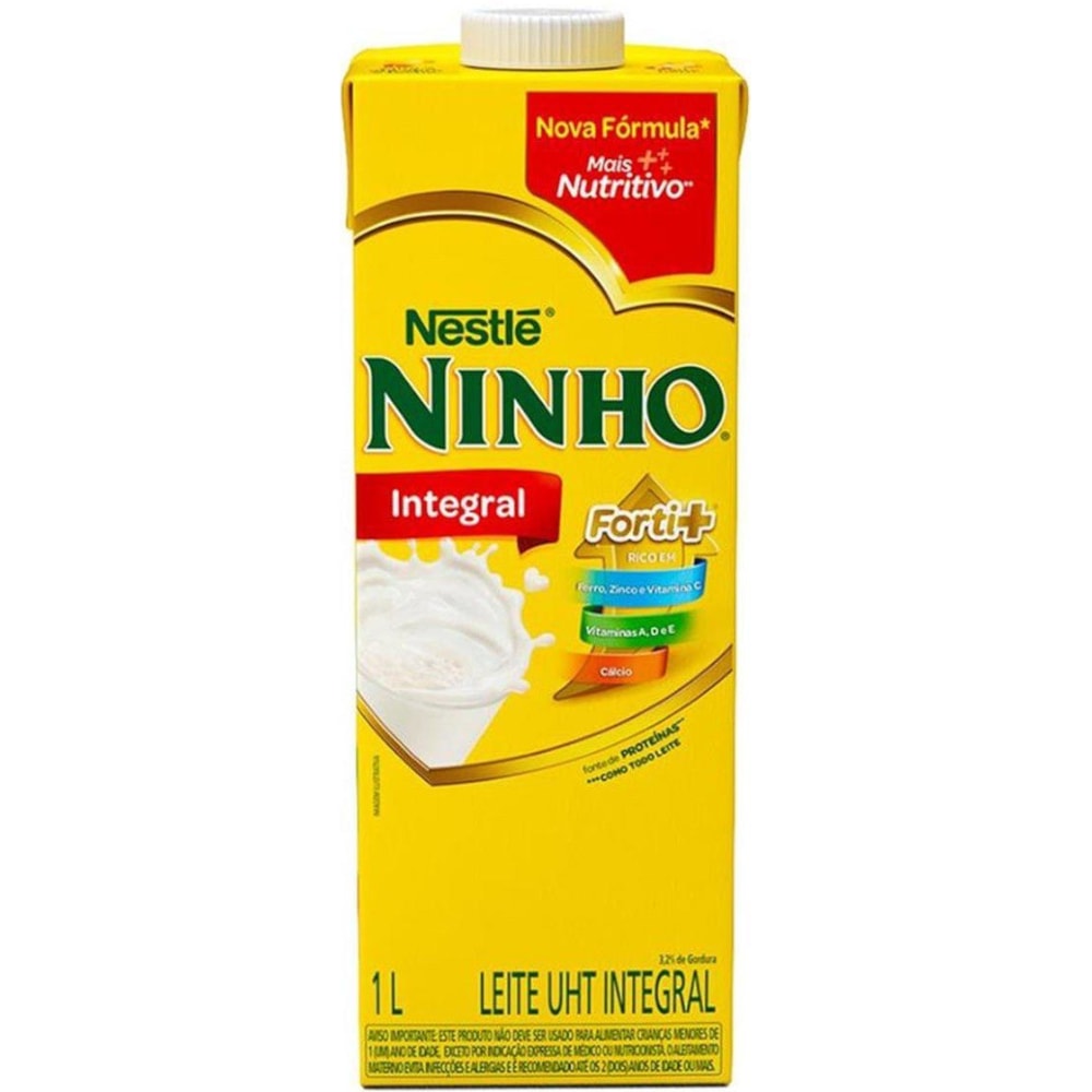 Leite Ninho UHT Integral Forti Nestlé 1L - Destro