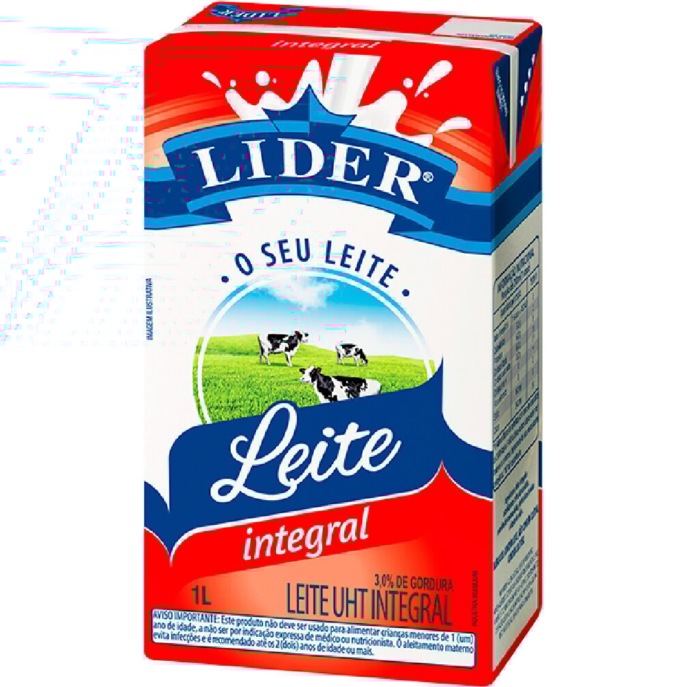 Leite Uht Líder Integral 1L - Destro