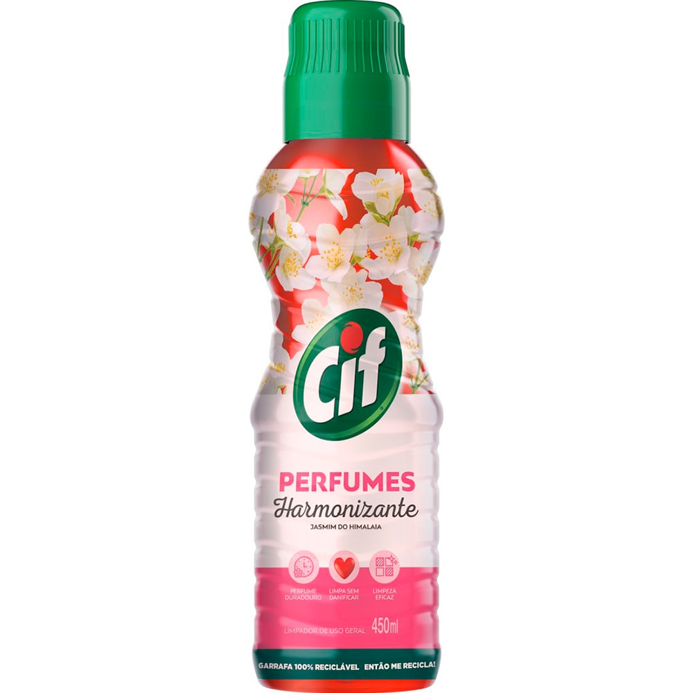 Limpador Cif Limpeza Perfeita Harmoniza Uso Geral 450ml - Destro
