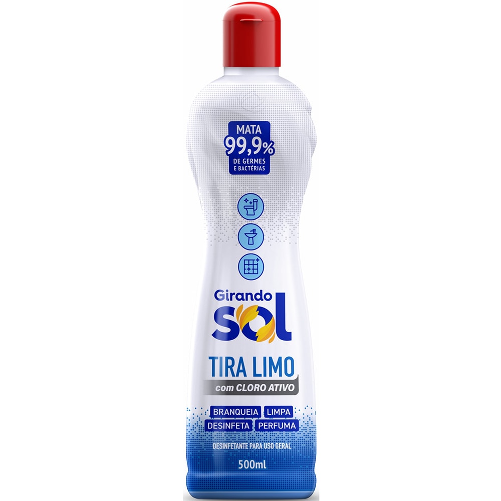 Limpador Girando Sol Tira Limo Com Cloro 500ml - Destro