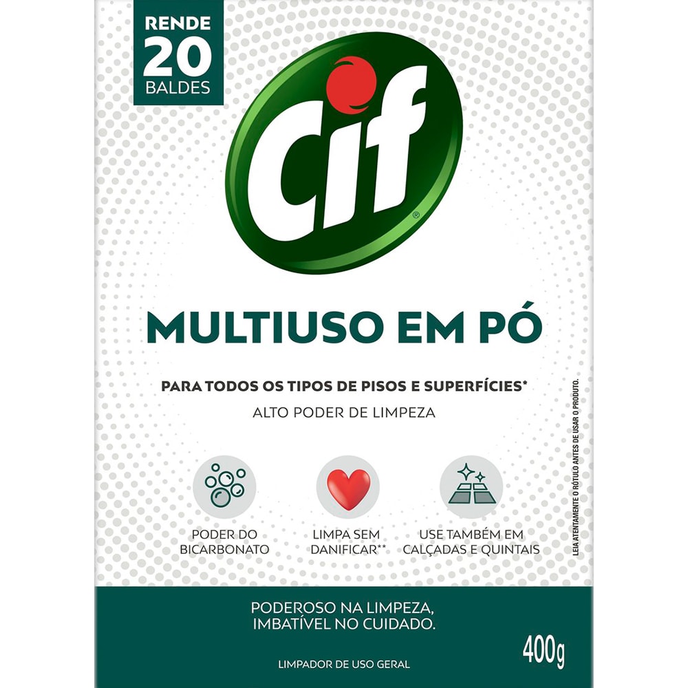 Limpador Multiuso Cif em Pó Original 400g - Destro