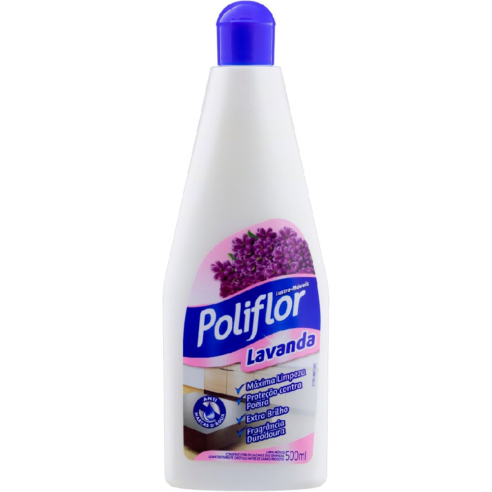 Lustra Móveis Poliflor Lavanda 500ml - Destro