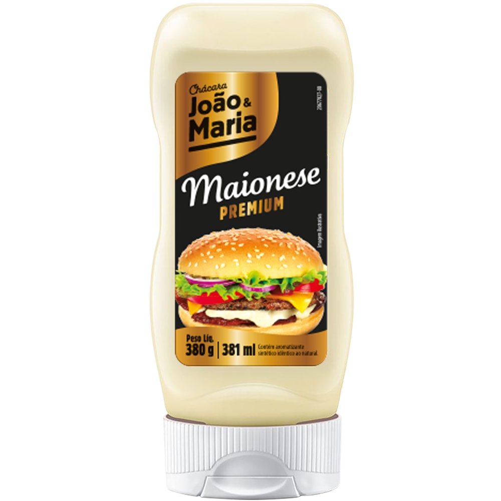 Maionese Chácara João e Maria Premium 380g - Destro