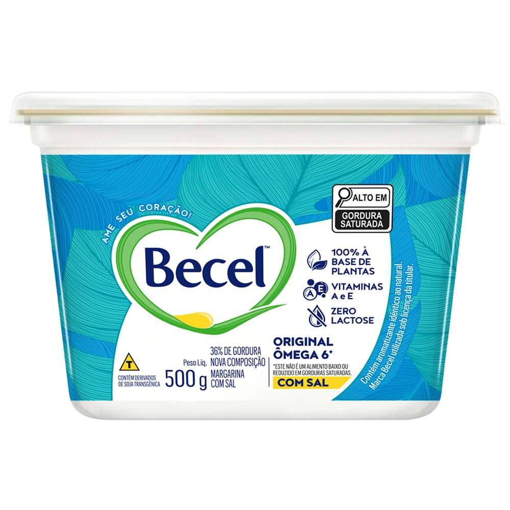 Margarina Becel Original Com Sal 500g - Destro