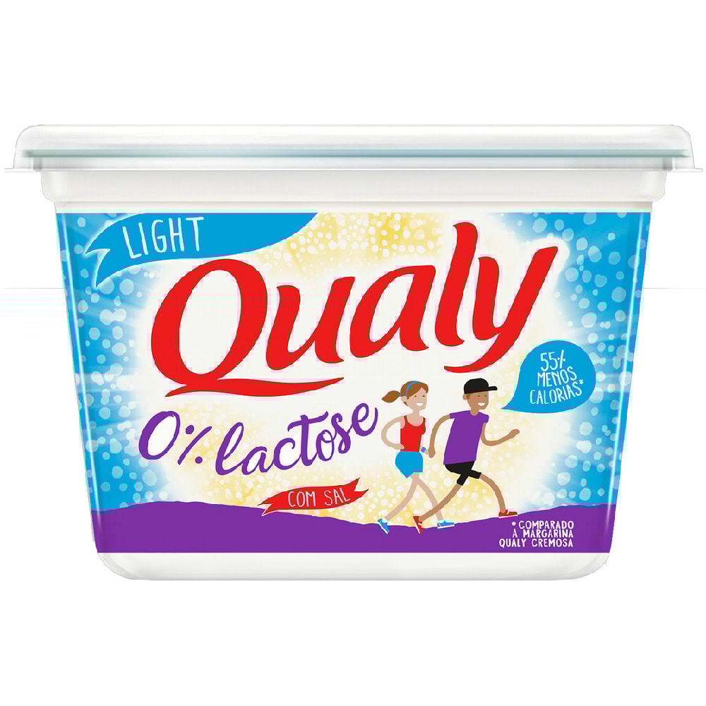 Margarina Qualy Light Zero Lactose Com Sal 500g - Destro
