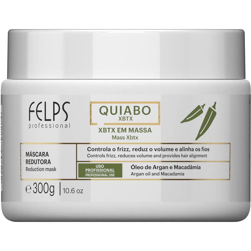 Máscara Botox Felps Okra Redutor de Volume 300g - Destro