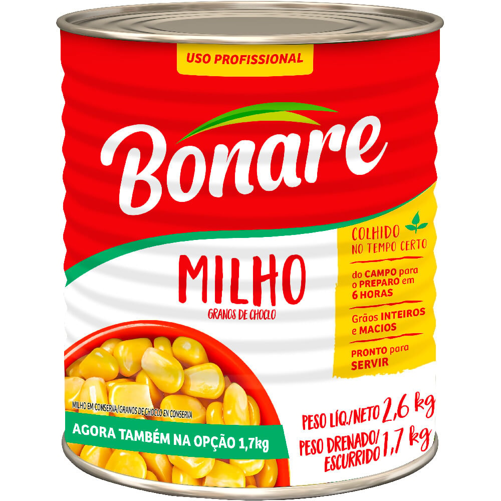 Milho Verde Bonare 1,7kg - Destro