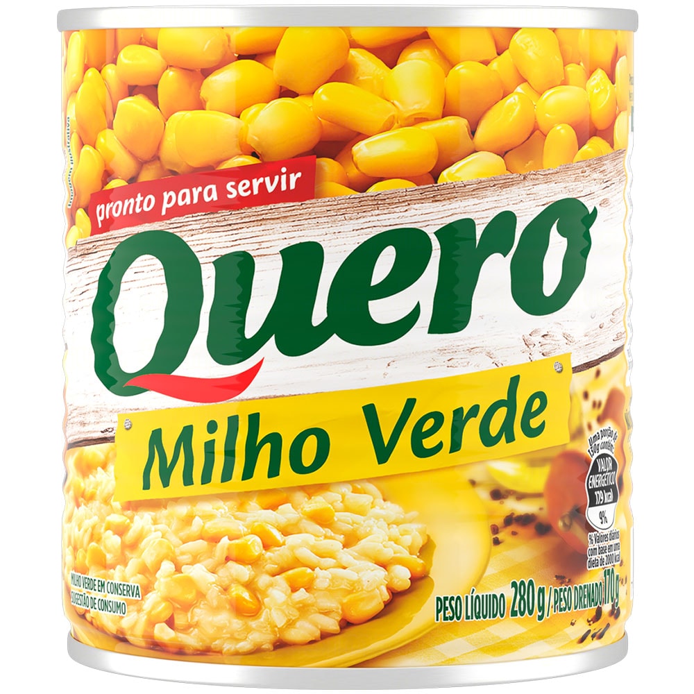Milho Verde Quero lata 170g - Destro