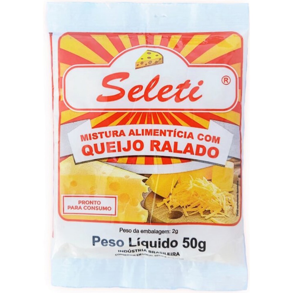 Mistura Alimentícia Com Queijo Ralado Seleti 50g - Destro