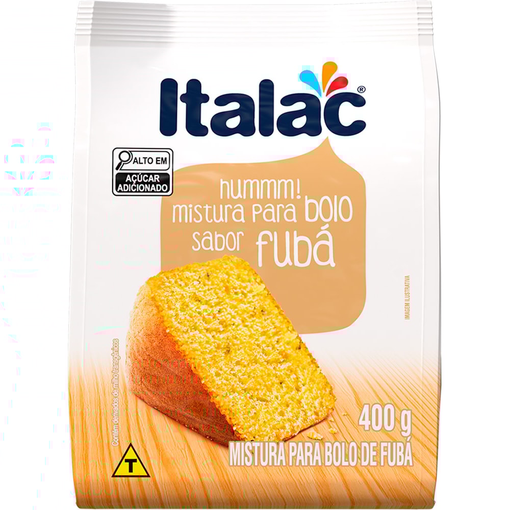 Mistura De Bolo Italac Pronta Sabor Fubá 400g - Destro