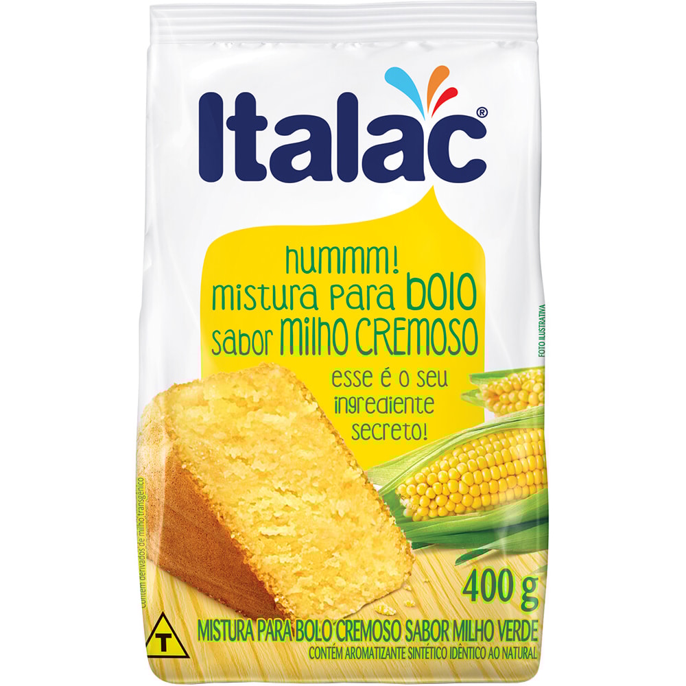 Mistura De Bolo Italac Pronta Sabor Milho Cremoso 400g - Destro