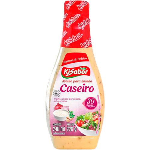Molho de Salada Kisabor Caseiro 240ml - Destro