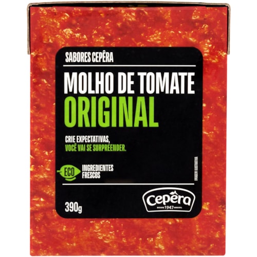 Molho de Tomate Cepêra Tradicional 390g - Destro