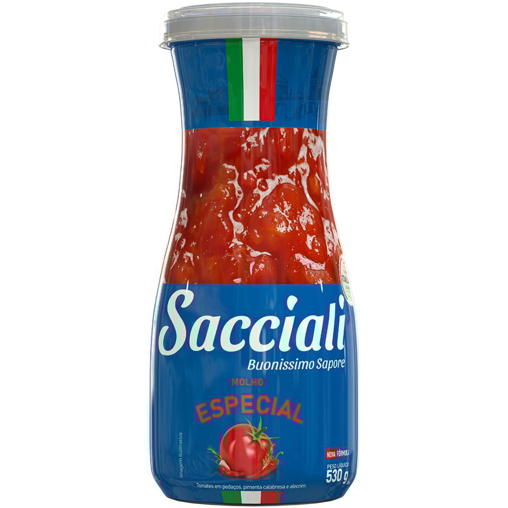 Molho de Tomate Sacciali Especial 530g - Destro