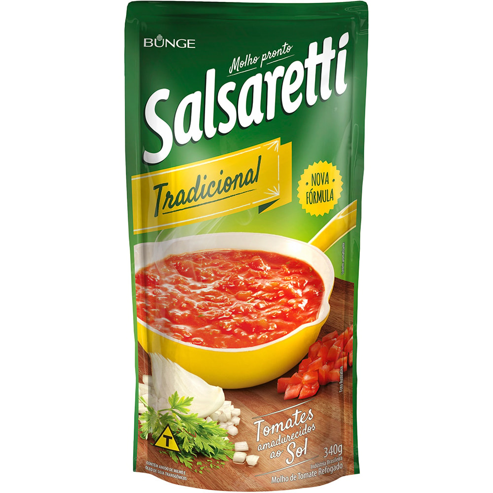 Molho de Tomate Salsaretti Sachet 340g - Destro