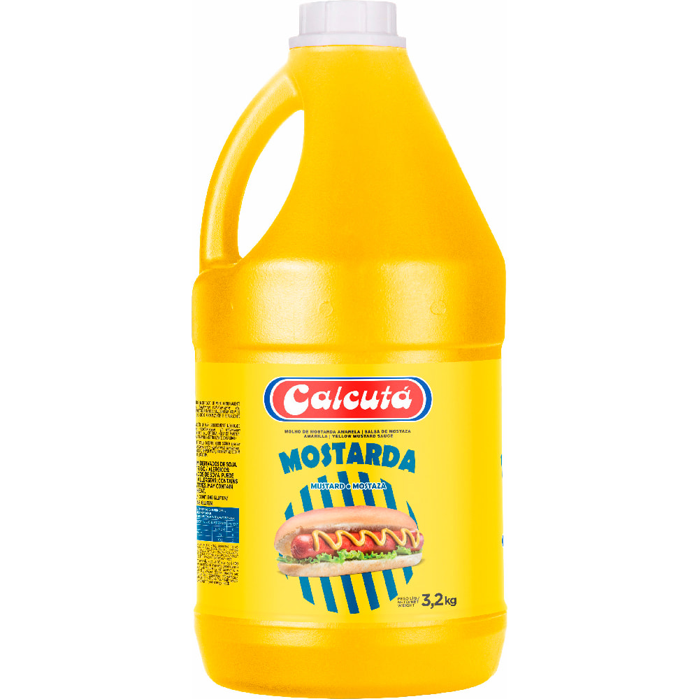 Mostarda Calcutá Galão 3,2kg - Destro