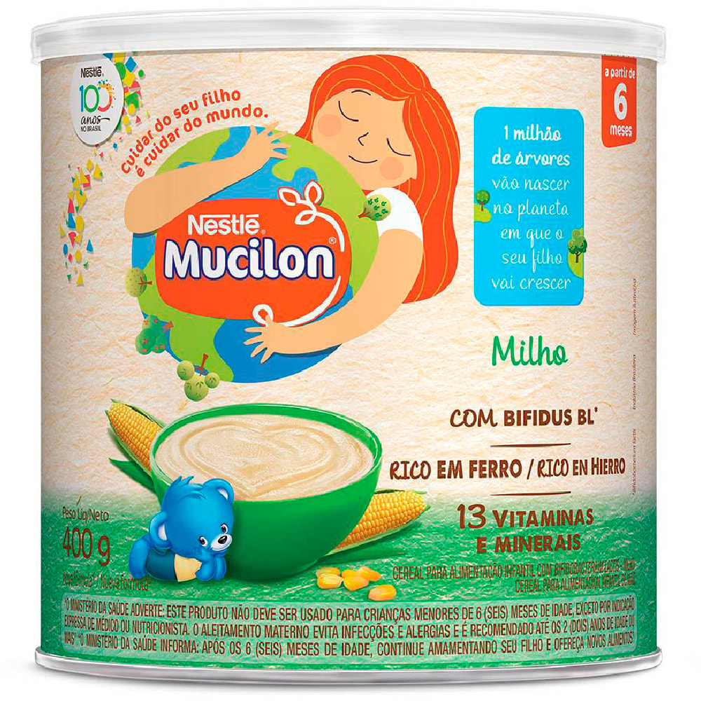 Mucilon de Milho Lata 400g - Destro