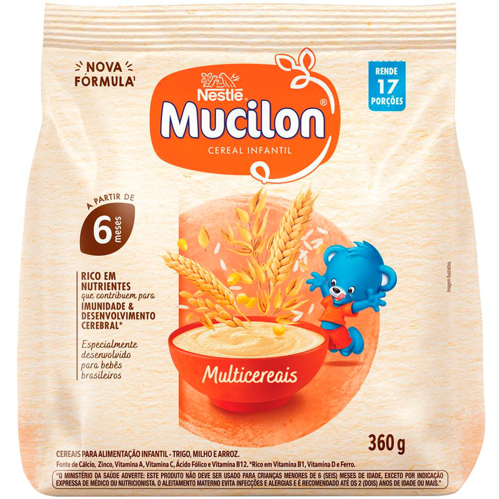 Mucilon Multicereais Sachet 360g - Destro