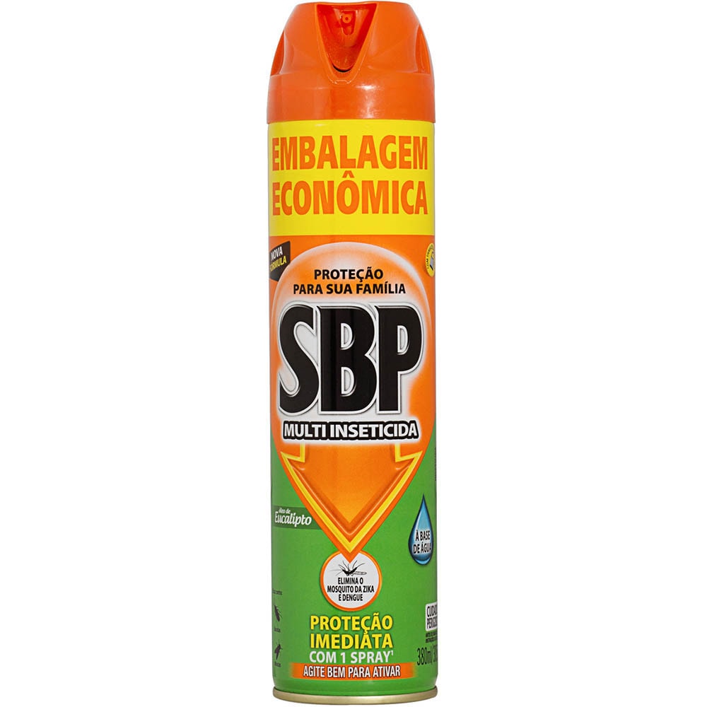 Multi Inseticida SBP Aerossol Óleo de Eucalipto 380ml Embalagem Econôm ...