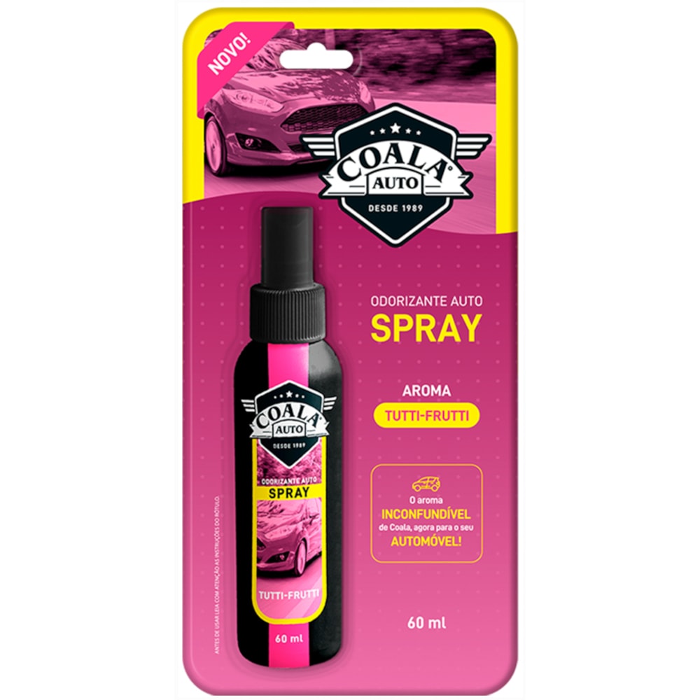Odorizante Automotivo Coala Spray Tutti Frutti 60ml - Destro