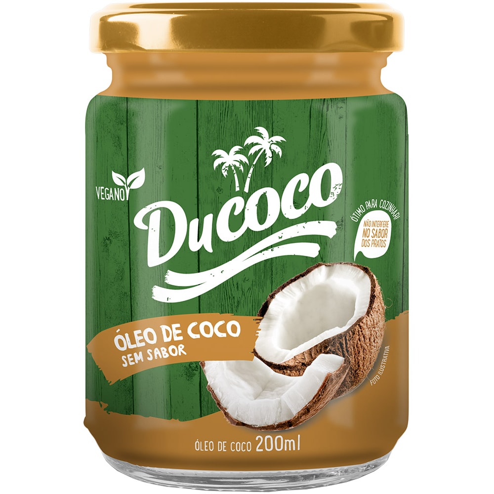 Óleo de Coco Ducoco Sem Sabor 200ml - Destro