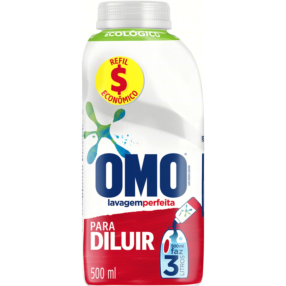 Omo Líquido Concentrado 500ml - Destro