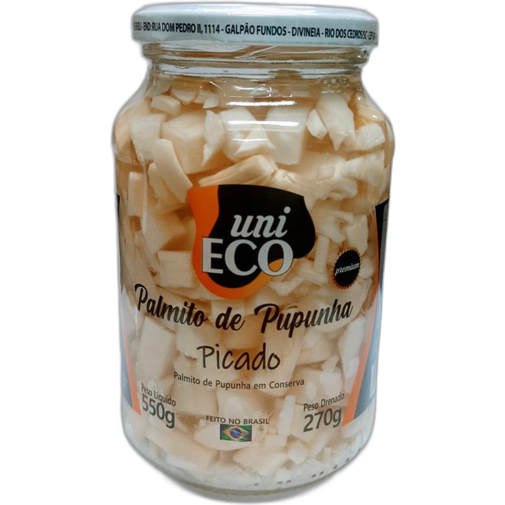 Palmito Unieco Pupunha Picado 270g - Destro