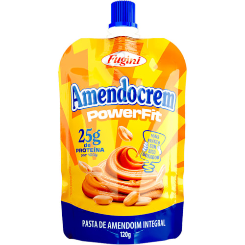 Pasta de Amendoim Fugini Amendocrem Integral Sachet 120g - Destro