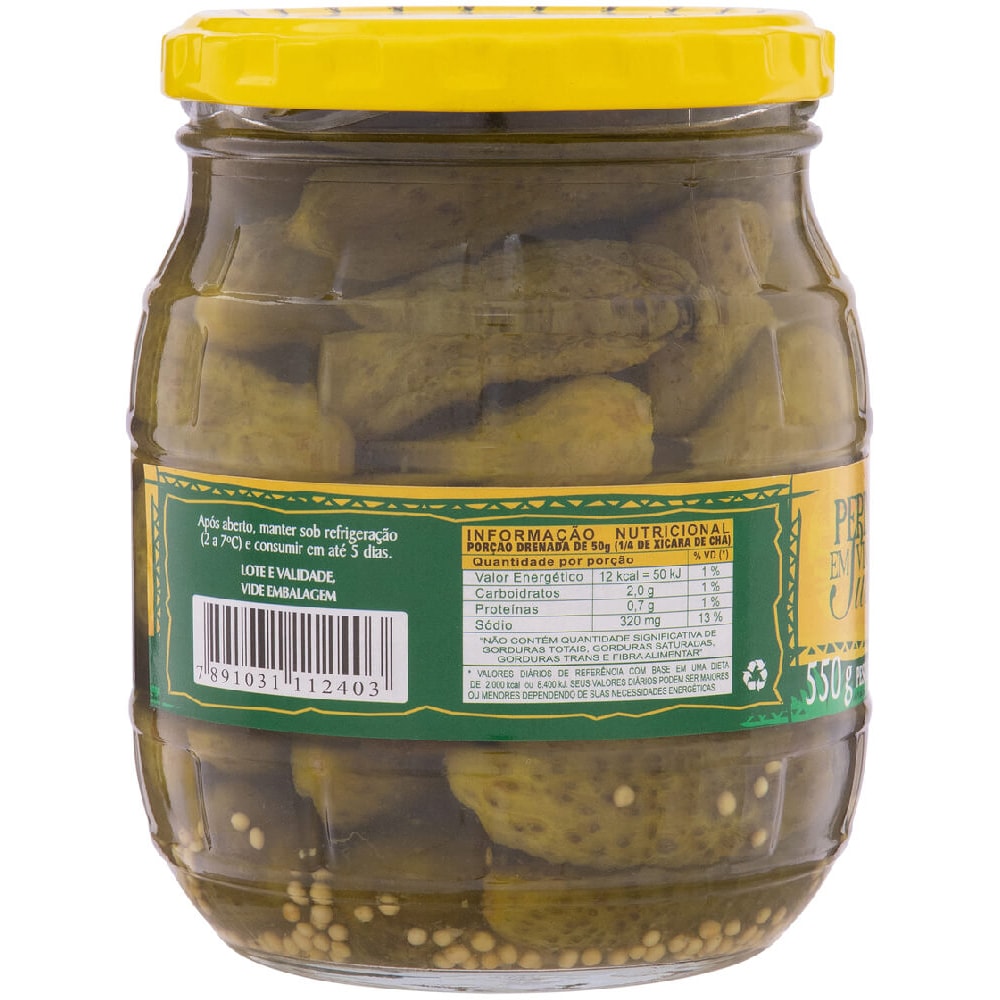 Pepino em Conserva Tauá 300g - Destro