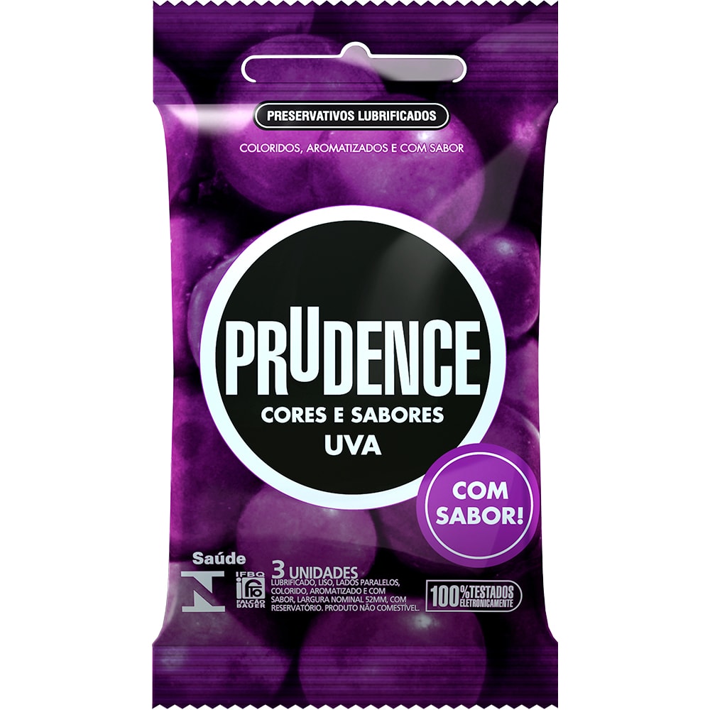 Preservativo Prudence Ultra Sensível EXG 3 Unidades - Destro