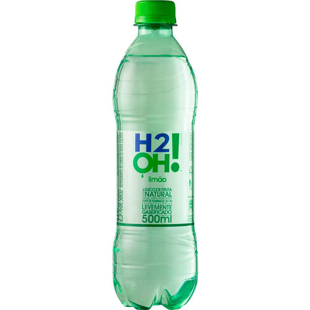 Refrigerante H2OH Limão Gaseificado 500ml - Destro