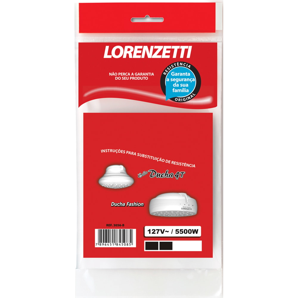 Resistência para Bella Ducha Lorenzetti 127V 5500W - Destro