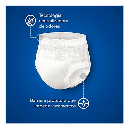 Roupa íntima Descartável Plenitude Plus G/XG - 8 unidades - Destro