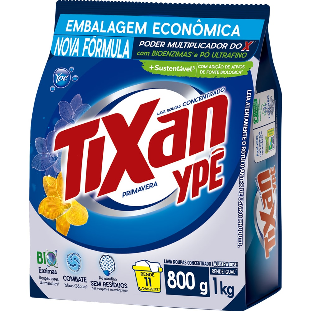 Sabão em Pó Tixan Ypê Primavera 800g - Destro