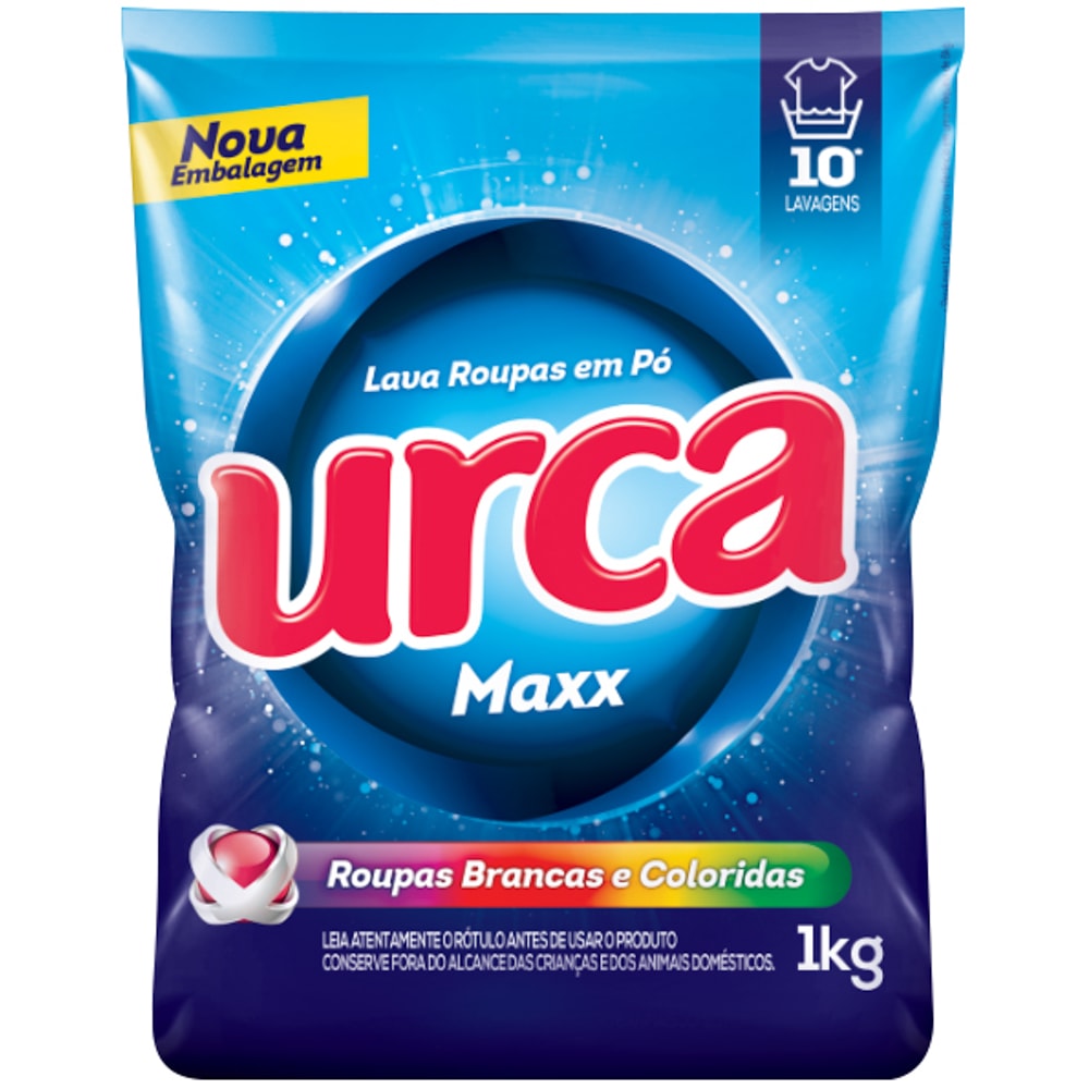 Sabão em Pó Urca Maxx Sachet 1kg - Destro