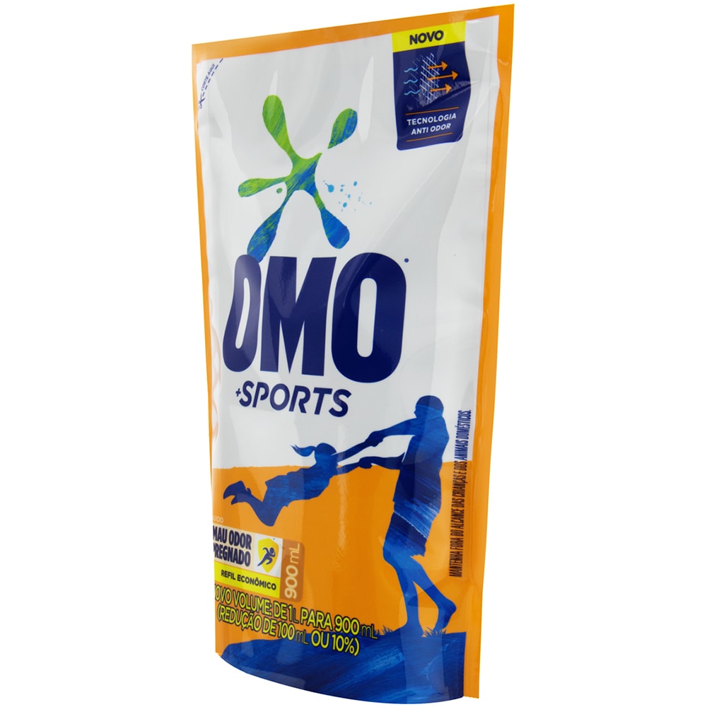 Sabão Líquido OMO Sport 900ml - Destro