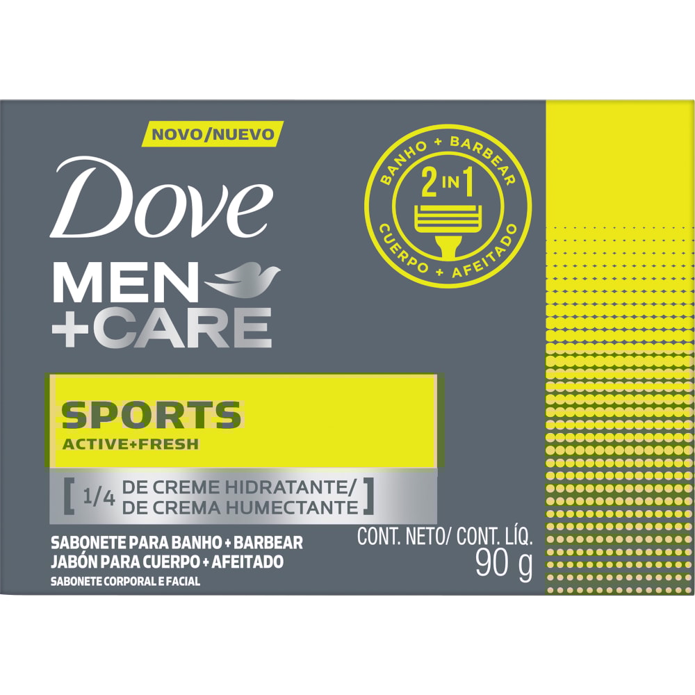 Sabonete Dove Men Care Barra Extra Fresh 90g - Destro