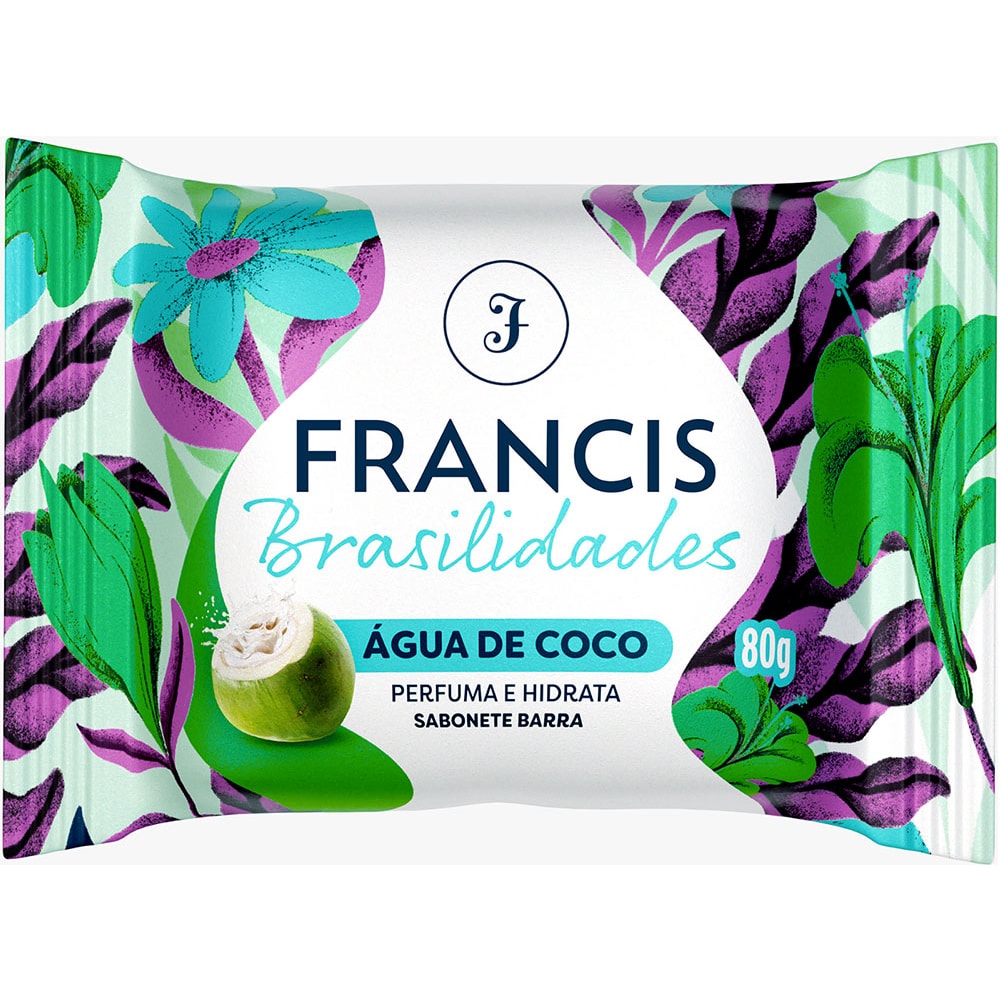 Sabonete Francis Brasilidades Água de Coco Barra 80g - Destro