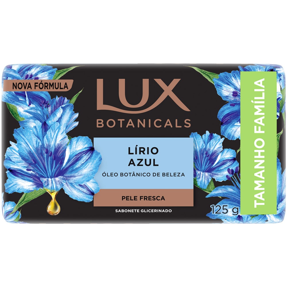 Sabonete Lux Botanic Glicerinado Lírio Azul em Barra 125g - Destro