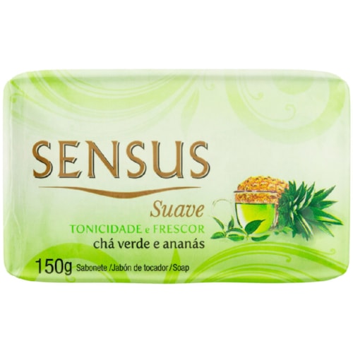 Sabonete Sensus em Barra Chá Verde e Ananás 150g - Destro