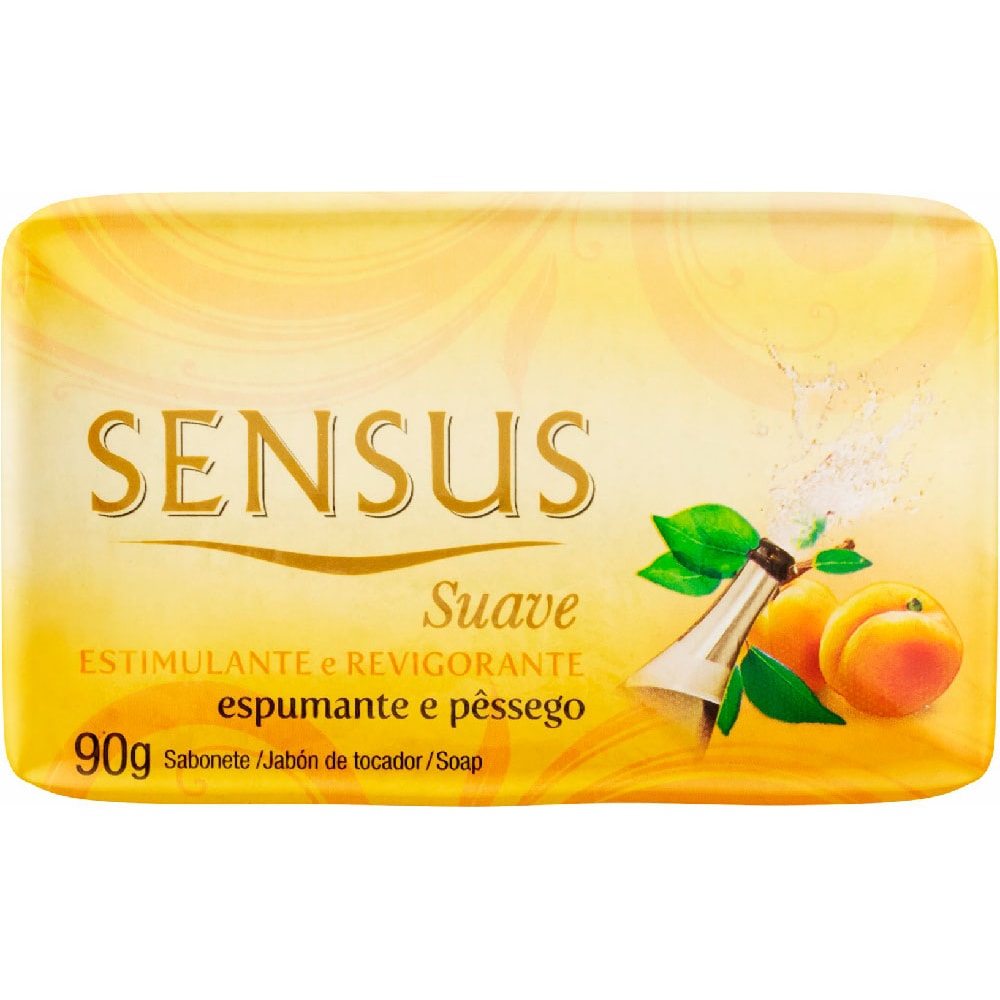 Sabonete Sensus em Barra Espumante e Pêssego 90g - Destro