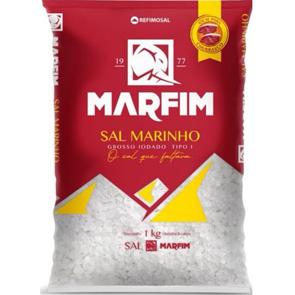 Sal Grosso Marfim Marinho Tipo 1 1Kg - Destro