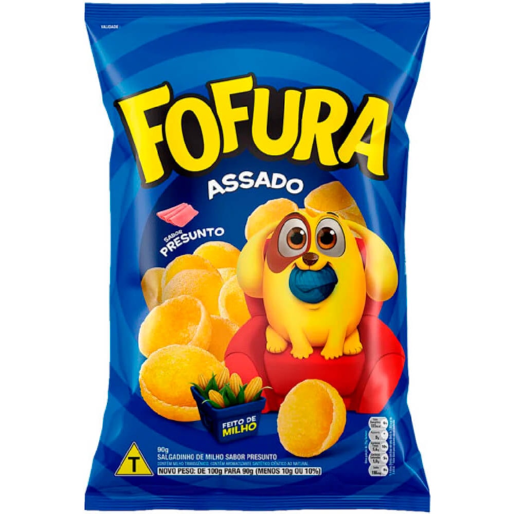 Salgadinho Fofura Presunto 80g - Destro