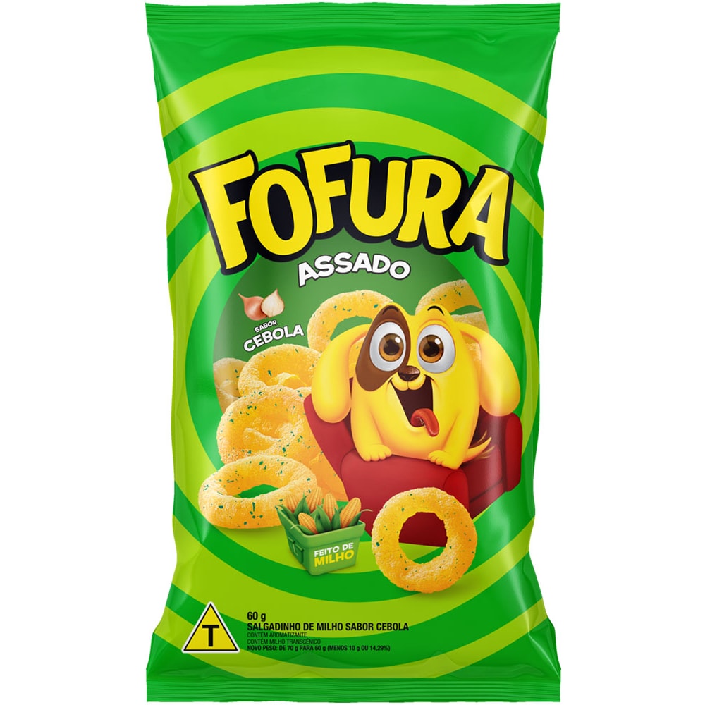 Salgadinho Fofura Sabor Cebola 60g - Destro