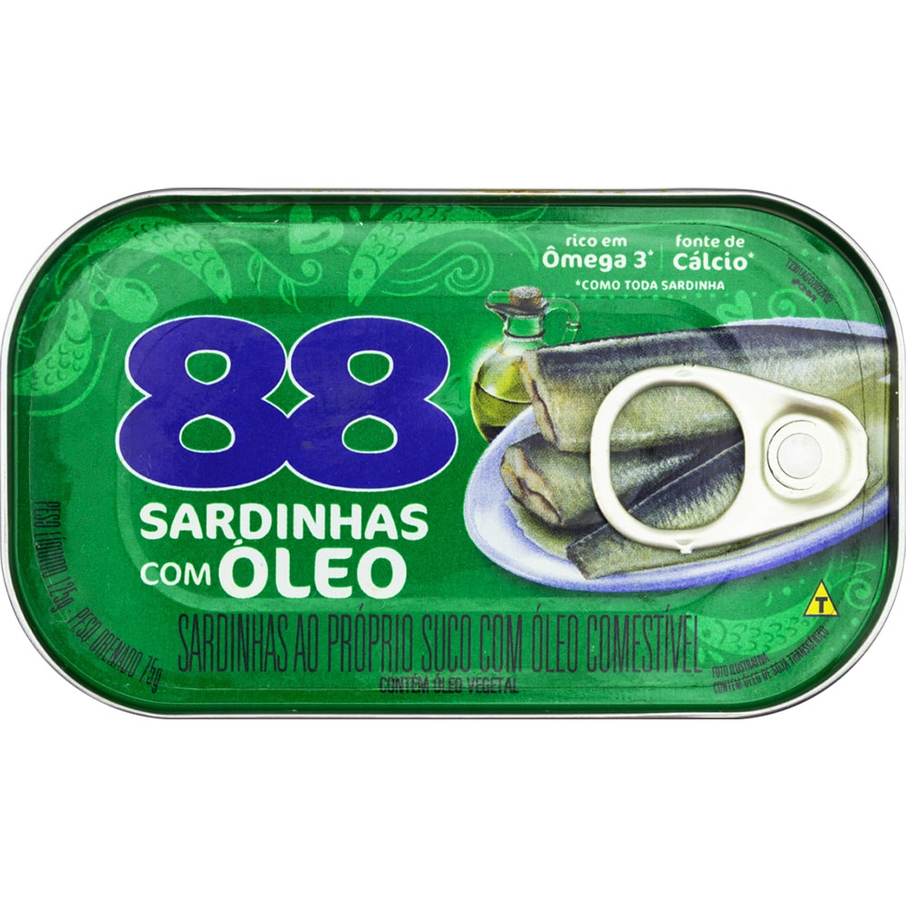 Sardinha 88 Óleo 125g - Destro