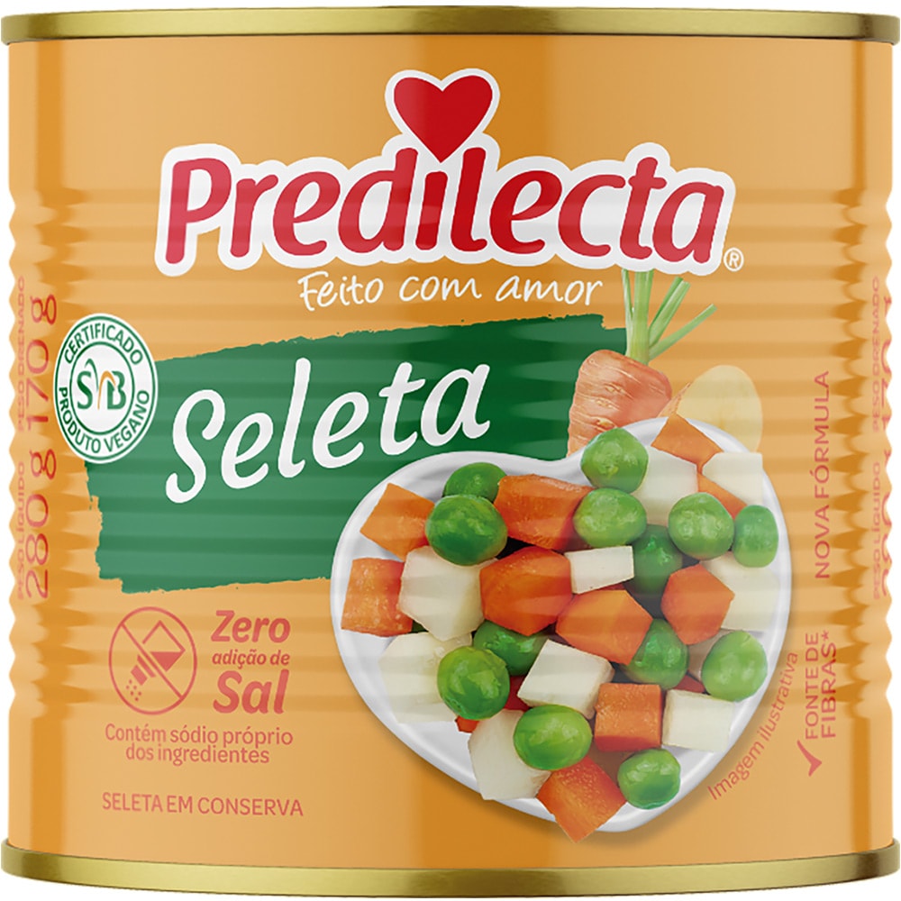 Seleta de Legumes Predilecta Lata 170g - Destro