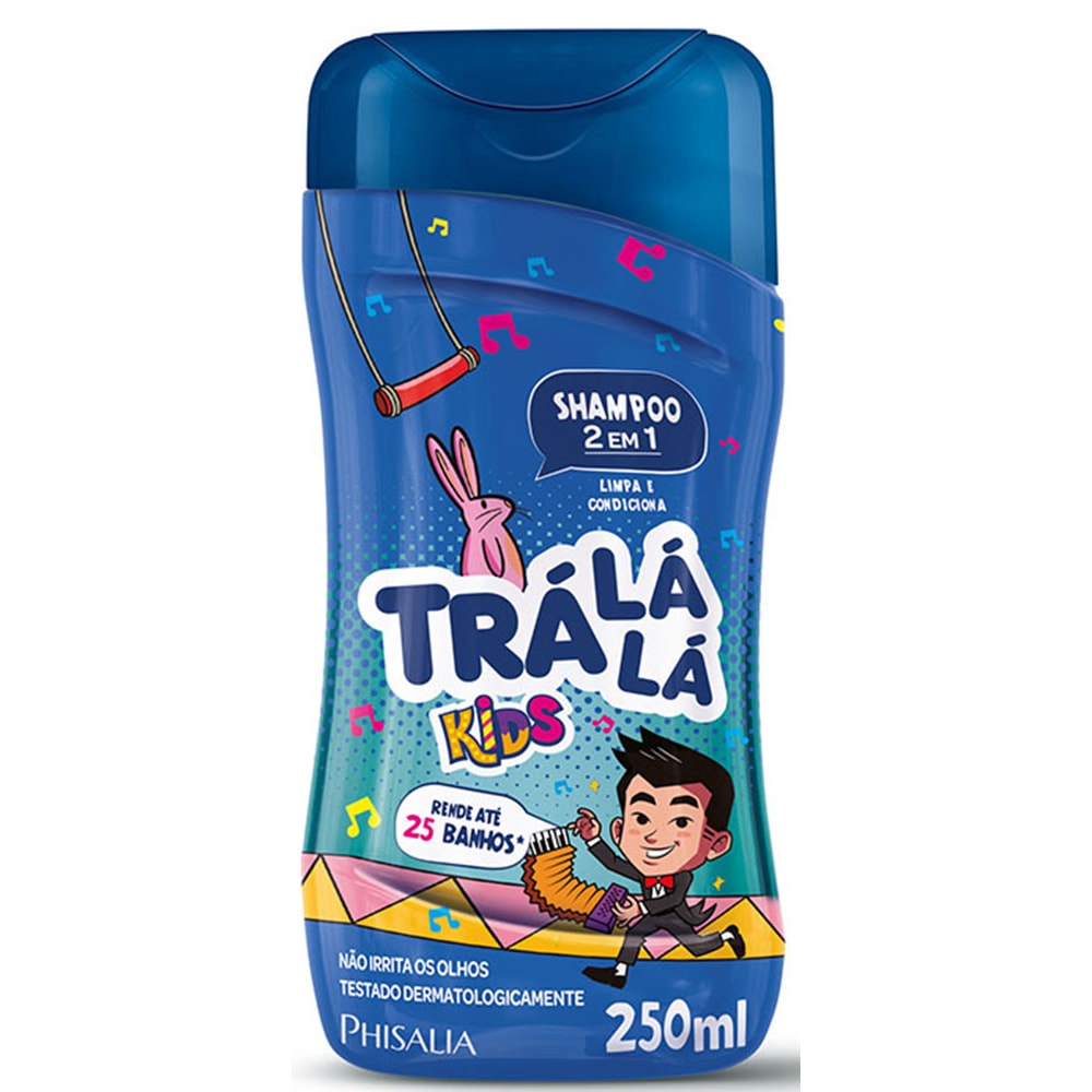 Shampoo 2 em 1 Trá Lá Lá Kids 250ml - Destro