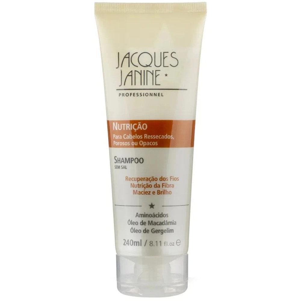 Shampoo Jacques Janine Nutrição 240ml - Destro