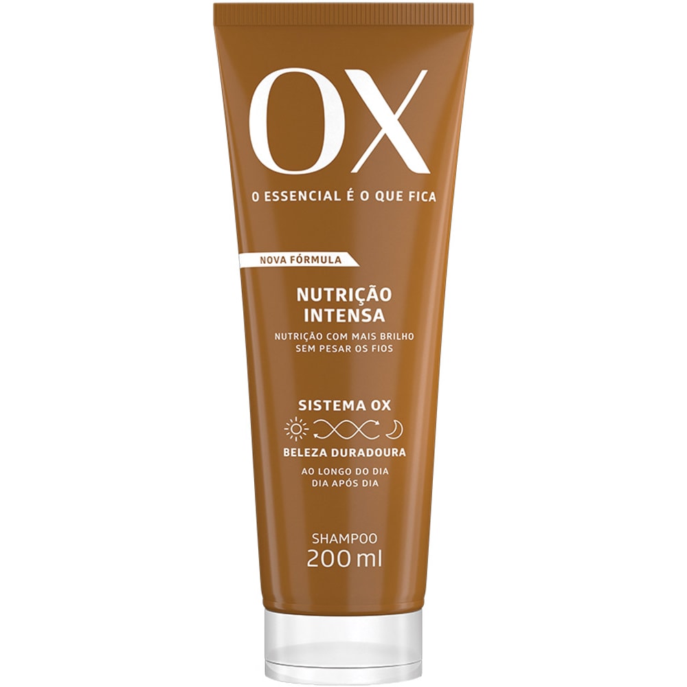 Shampoo Ox Oils Nutrição Intensa 200ml - Destro