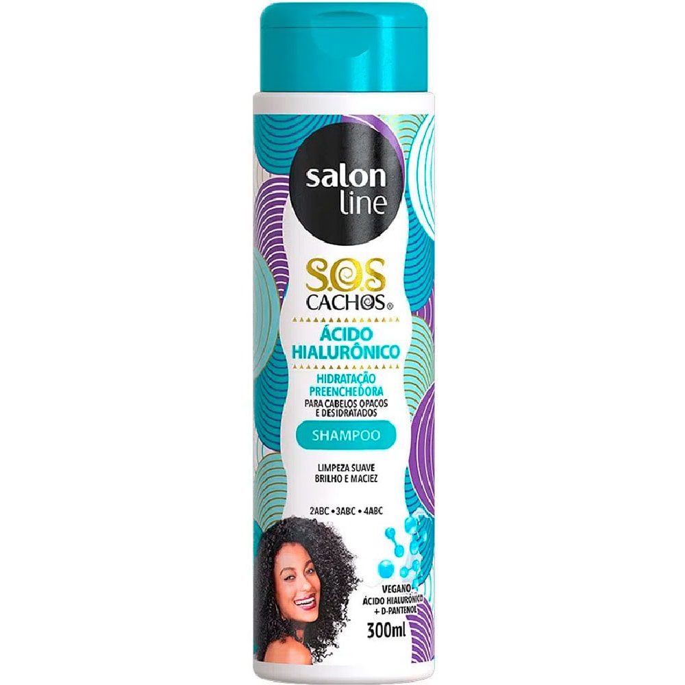 Shampoo Salon Line SOS Cachos Ácido Hialurônico 300ml - Destro